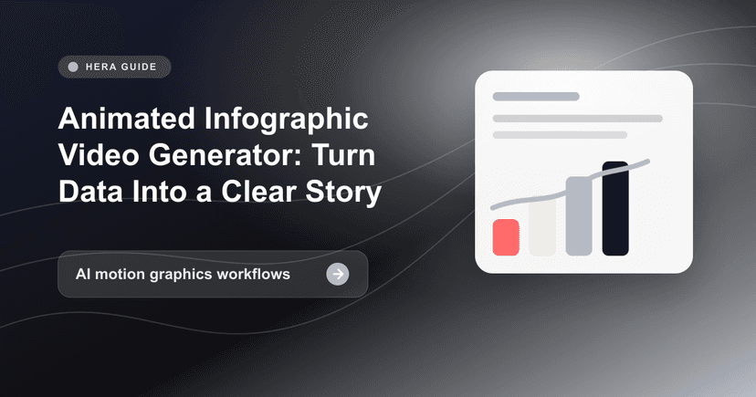 Animated infographic video generator | Hera