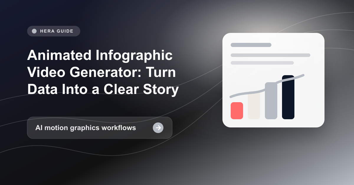 Animated infographic video generator | Hera